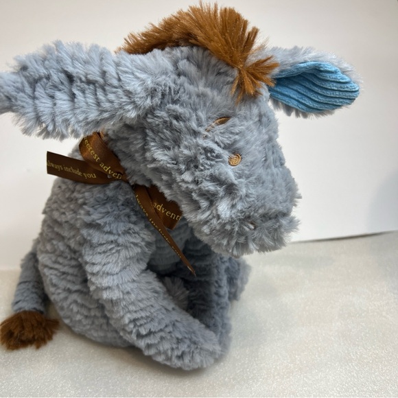 Disney | Toys | Disney Baby Eeyore Plush Stuffed Animal Toy Brown Blue ...